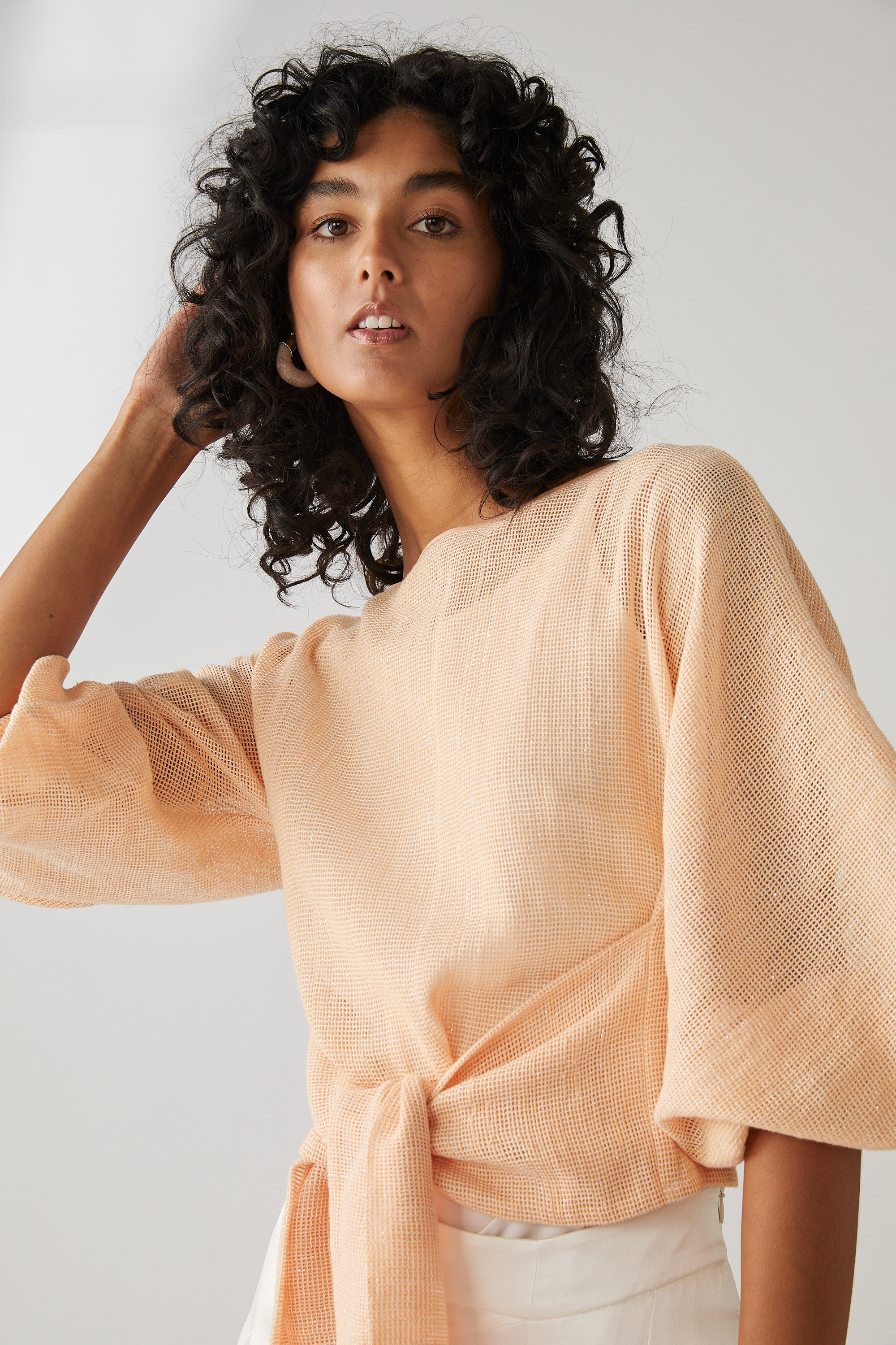 ZAIN WRAP TOP-SHERBET